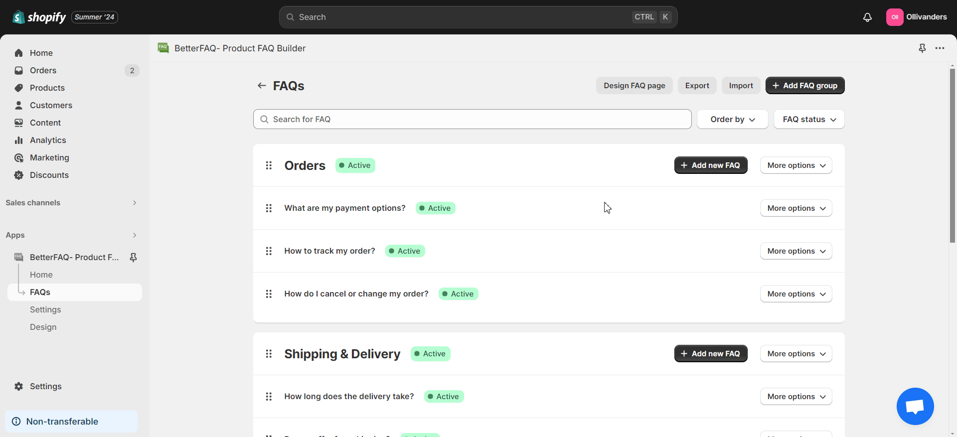 How To Import And Export Faqs On Your Shopify Store Using Storefaq